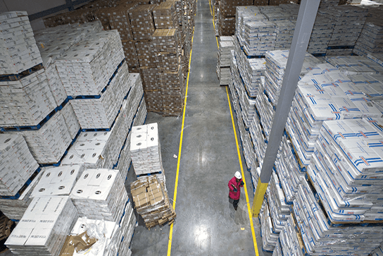 Distribución de alimentos